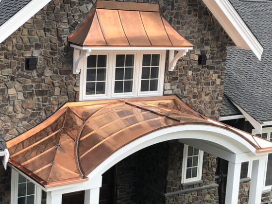 How to Install a Copper Porch Roof - Sharing is Power | Ngumpi